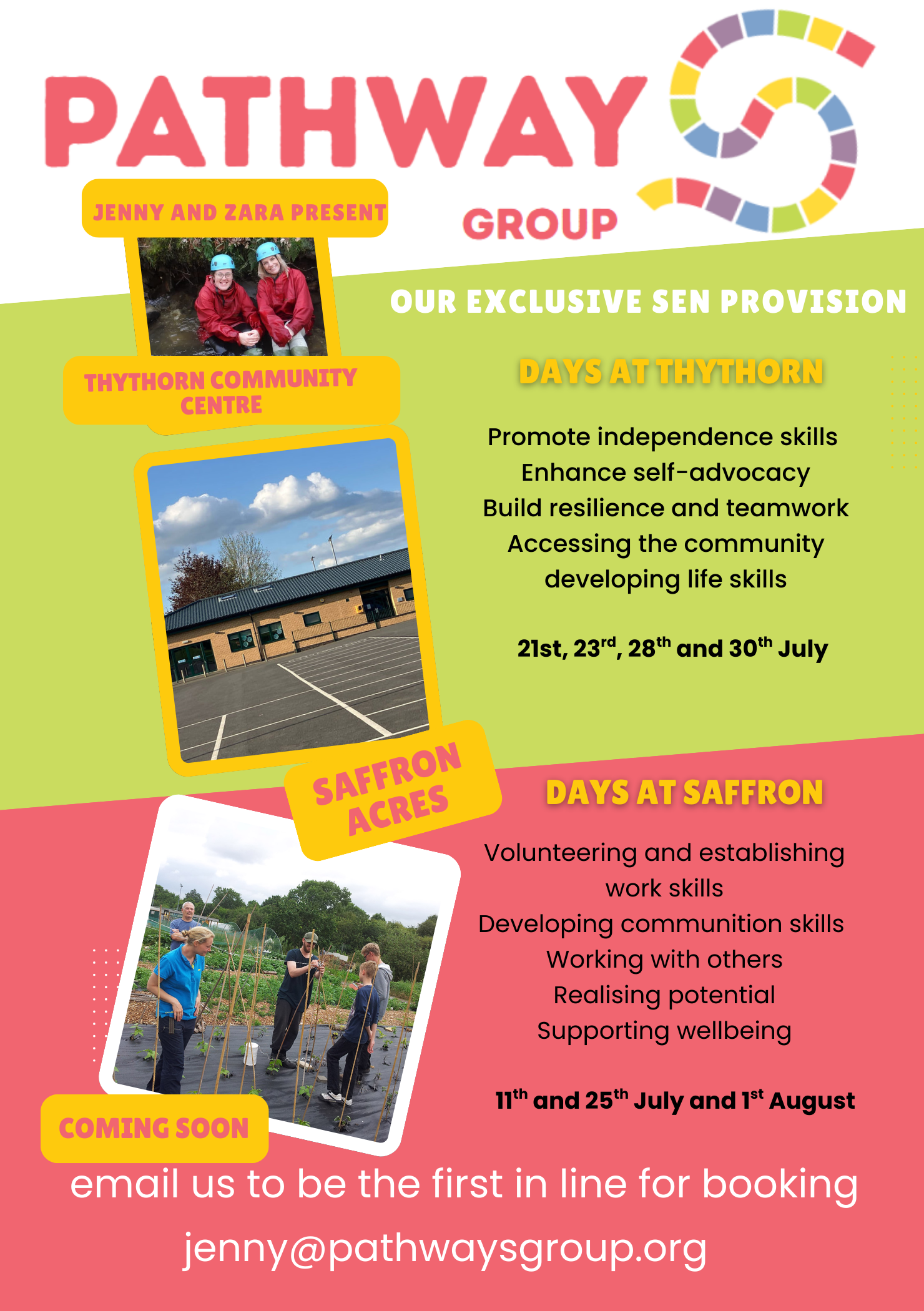 Our First Flyer! – Pathways Group